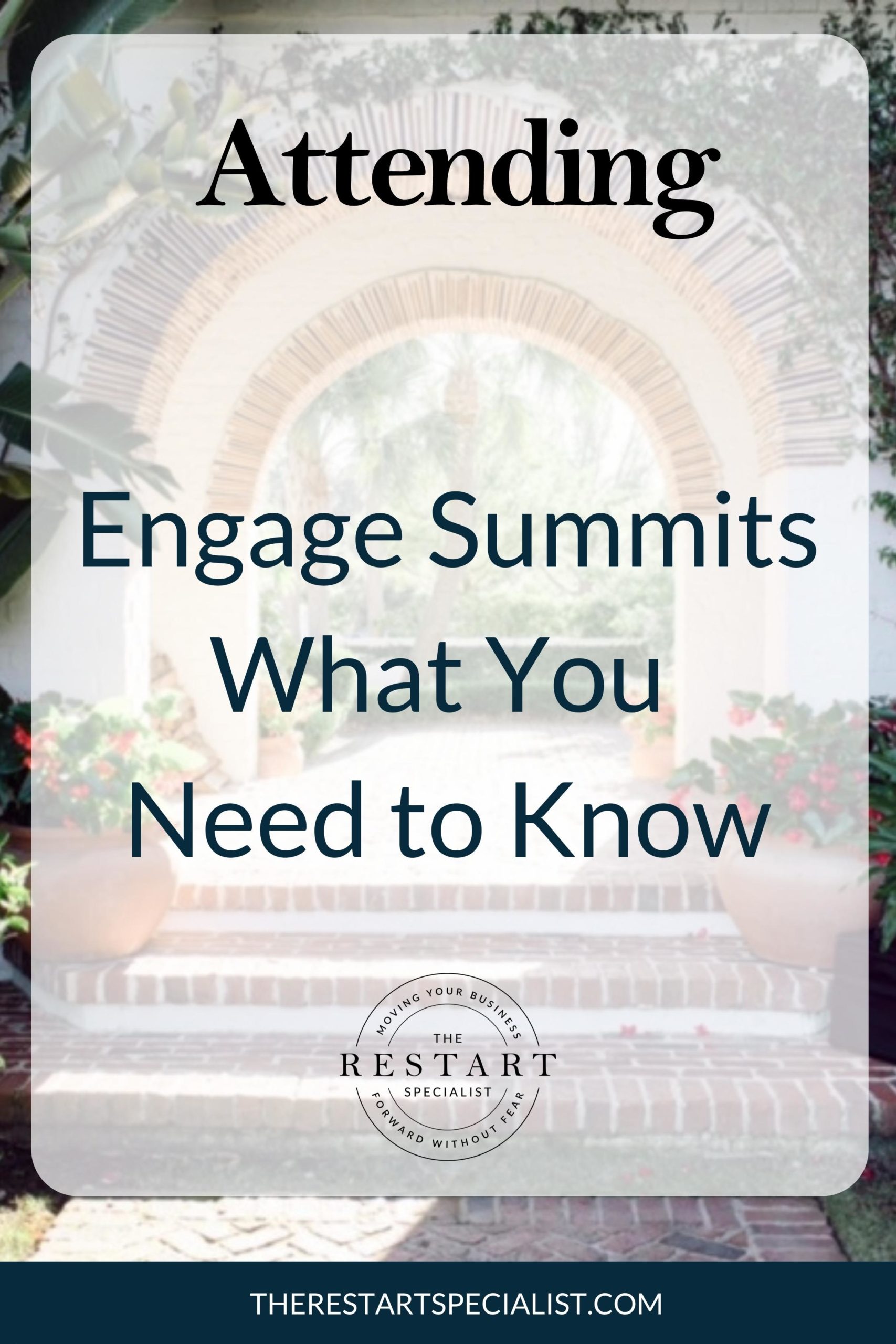 Top 5 tips for attending Engage - The Restart Specialist Blog